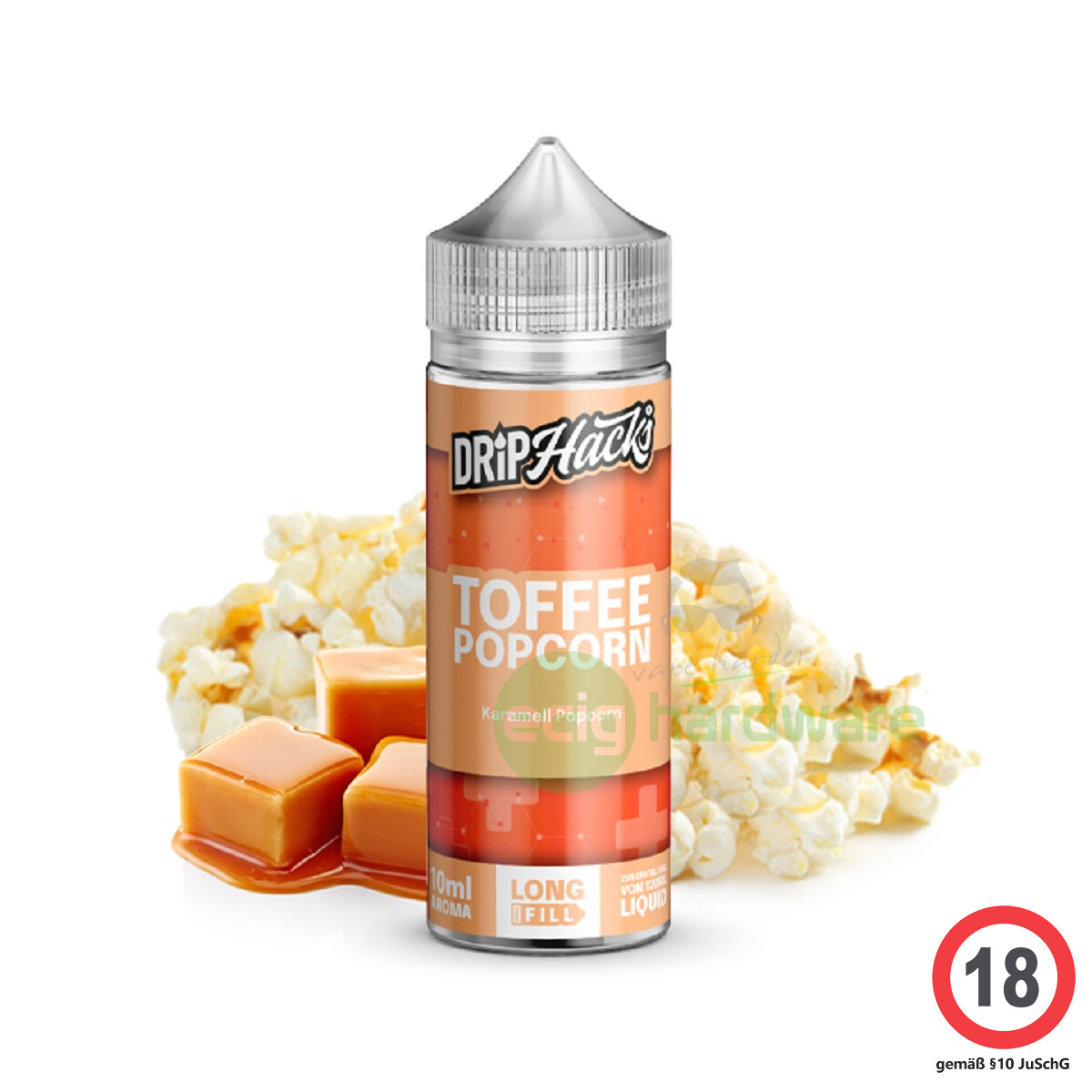Drip Hacks Toffee Popcorn10ml Aroma, 15,90