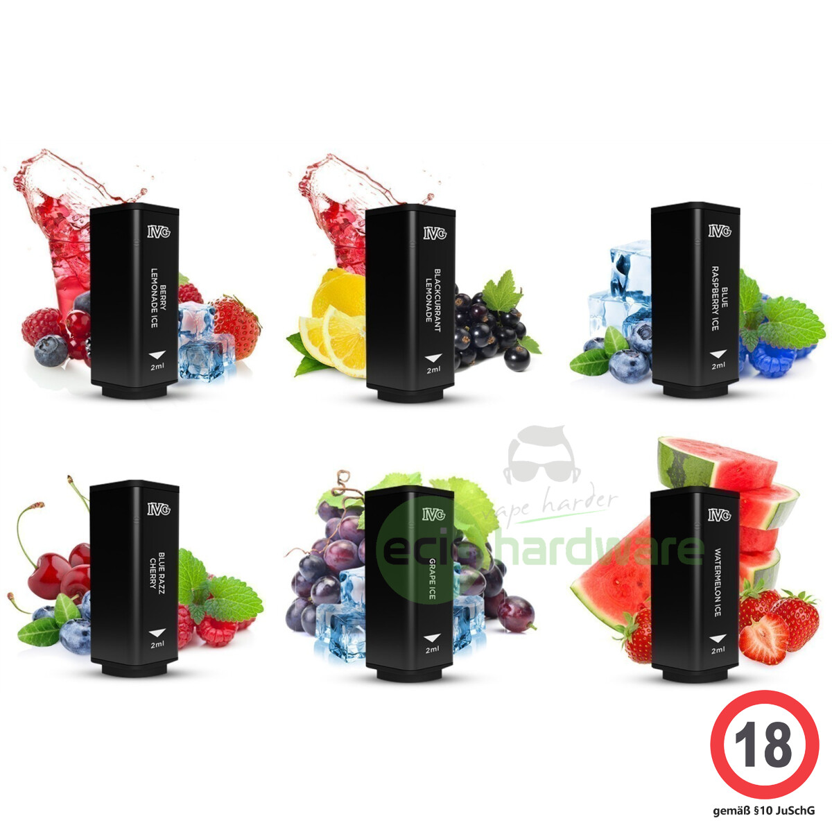IVG 2400 4 Pod System Prefilled Pod 2er Pack 20mg, 9,95